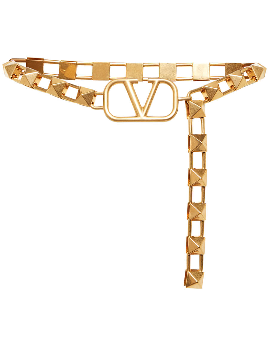 VALENTINO VLogo Roman Stud chain belt · VERGLE